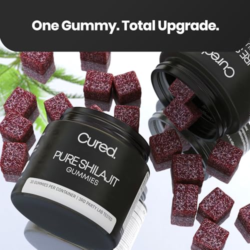 Cured Shilajit gummies for mental clarity