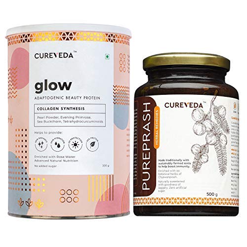 Cureveda Glow Ayurvedic skin supplements