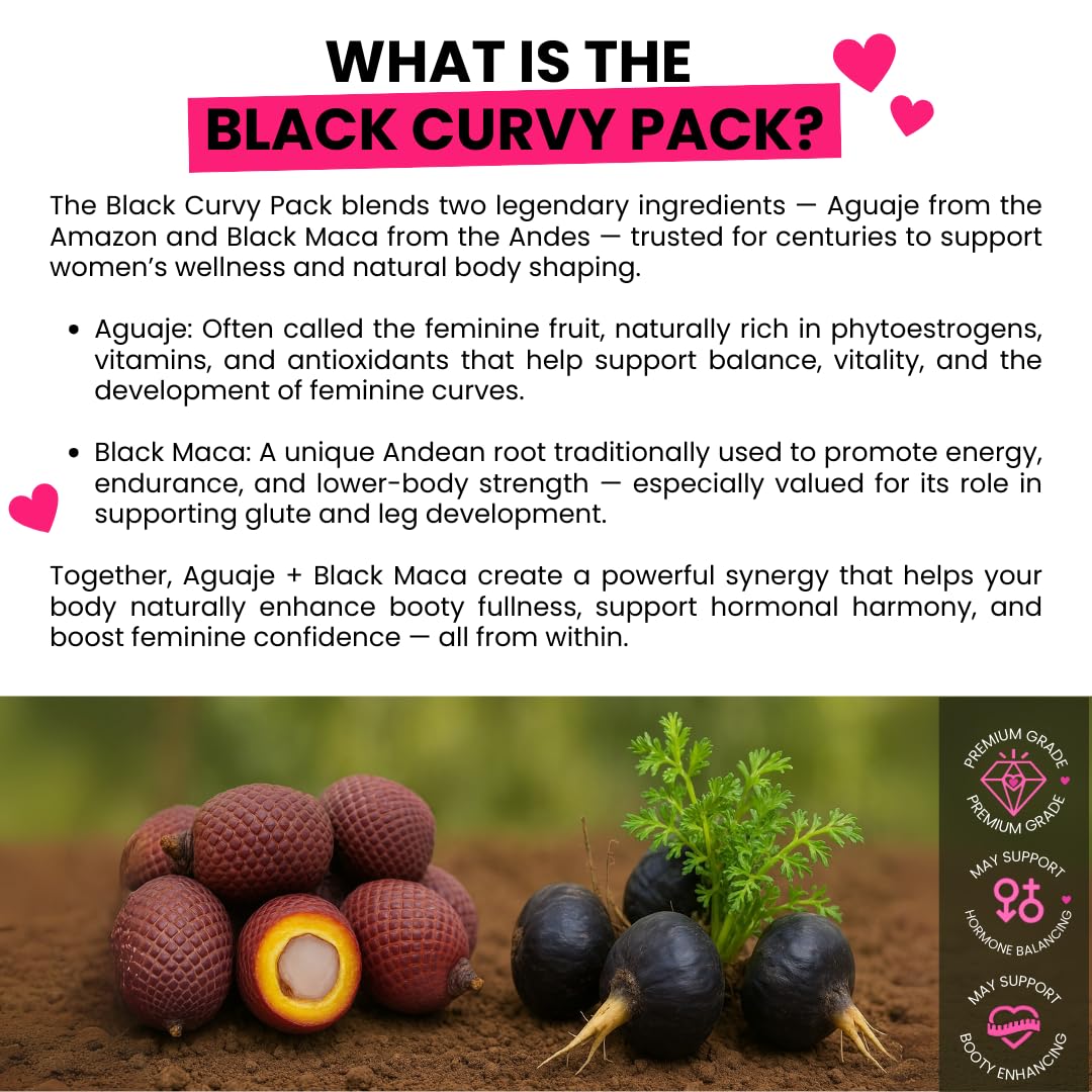 Curvy Black Pack vitamin supplements