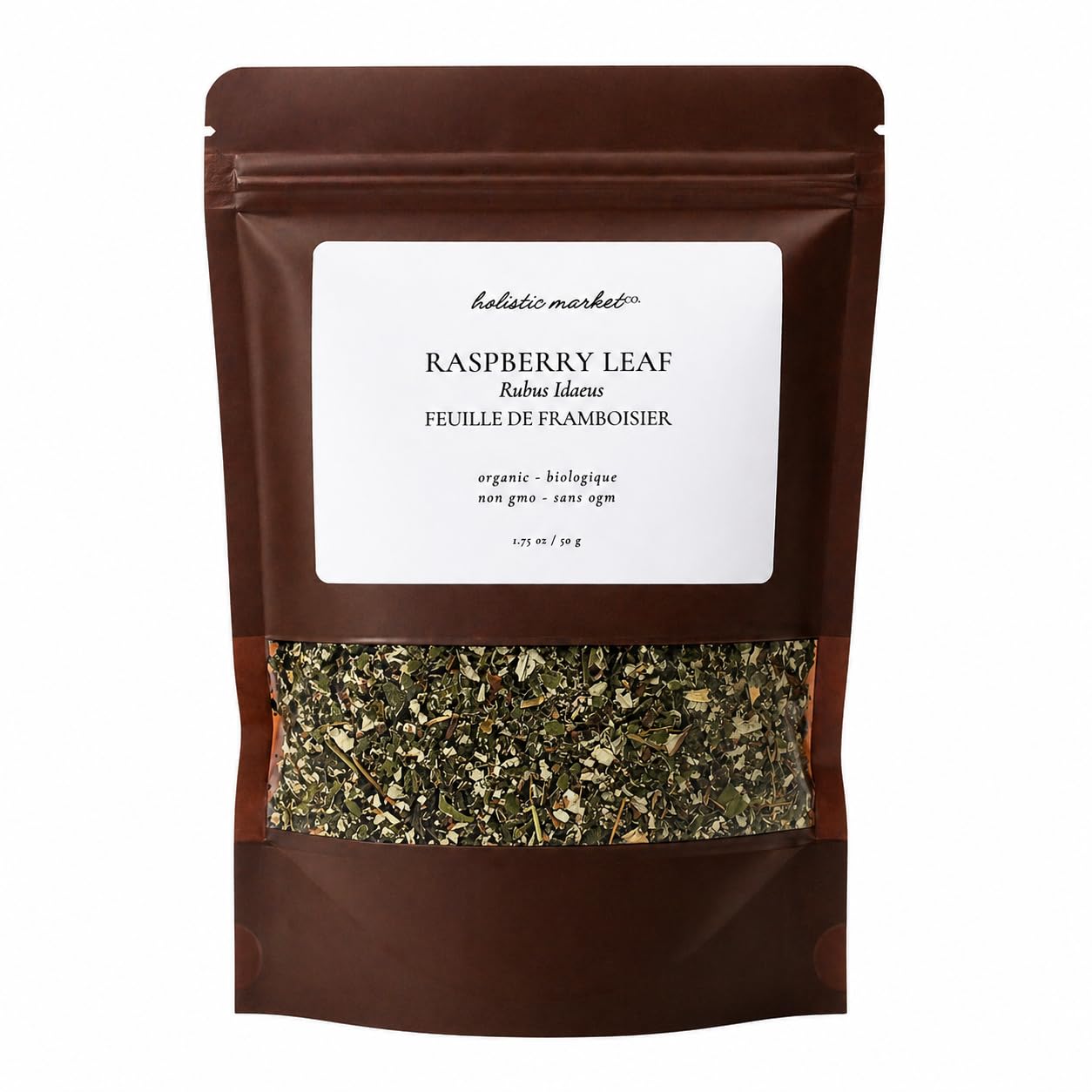 cut and dried raspberry leaf tea