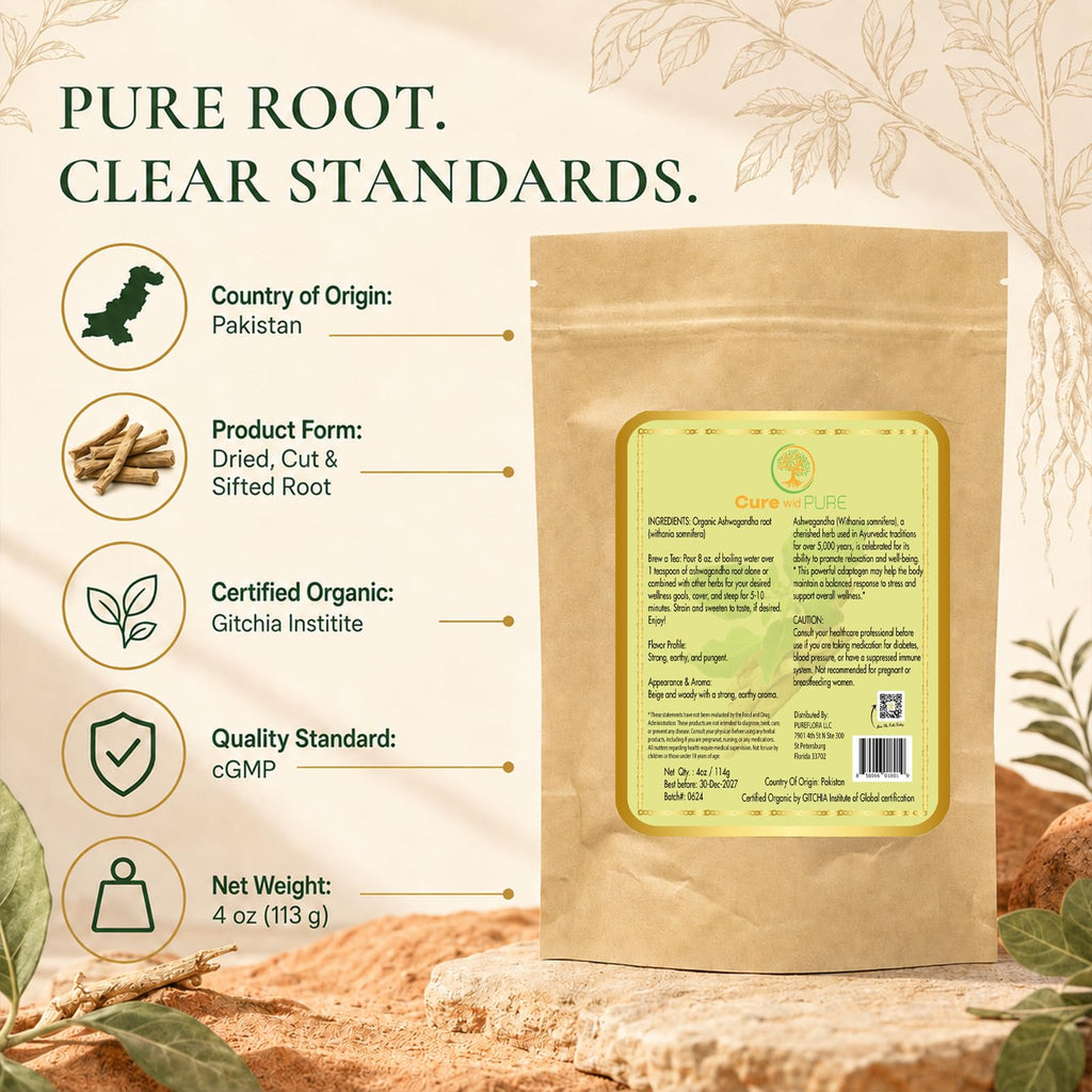 cut and sifted ashwagandha benefits