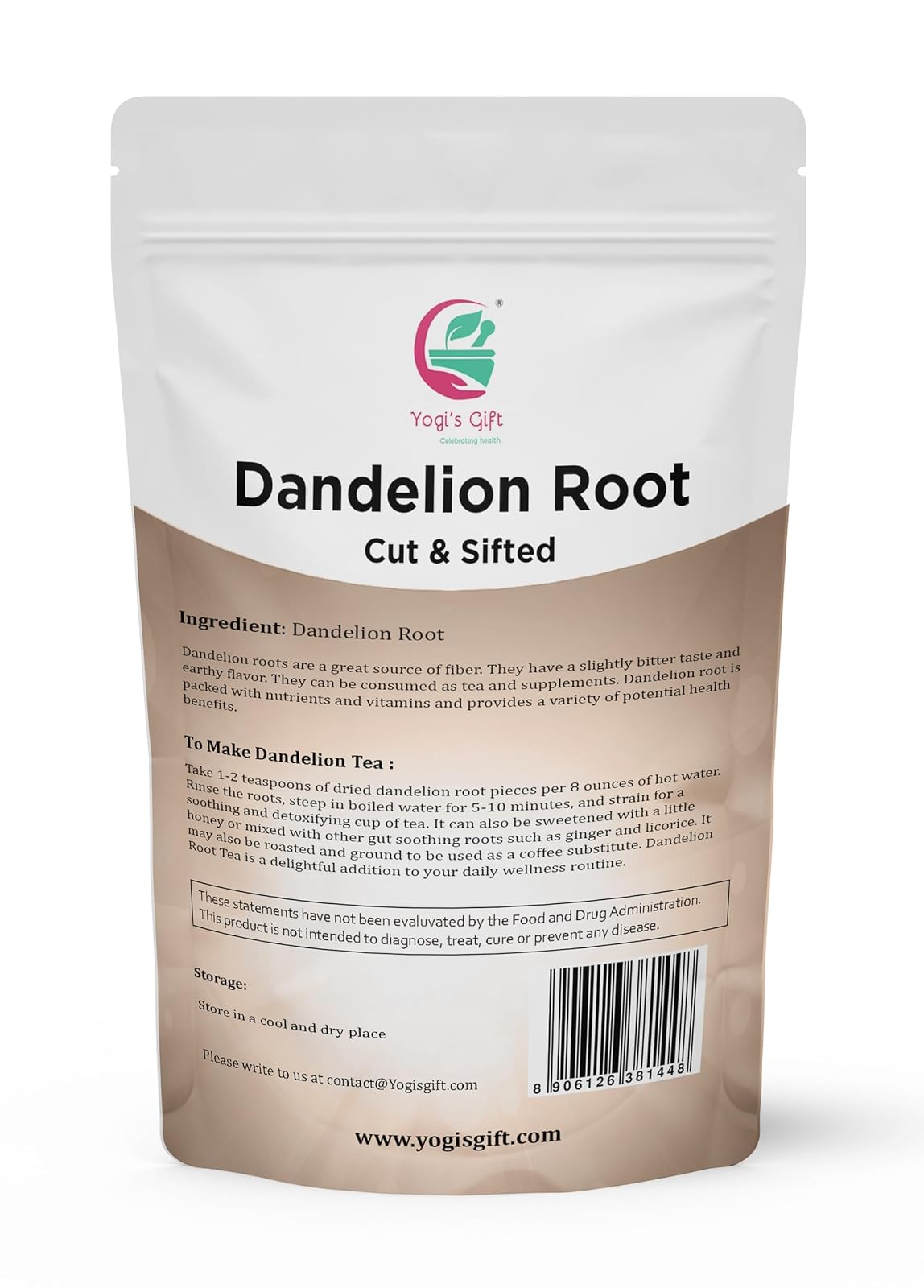 cut and sifted dandelion root benefits