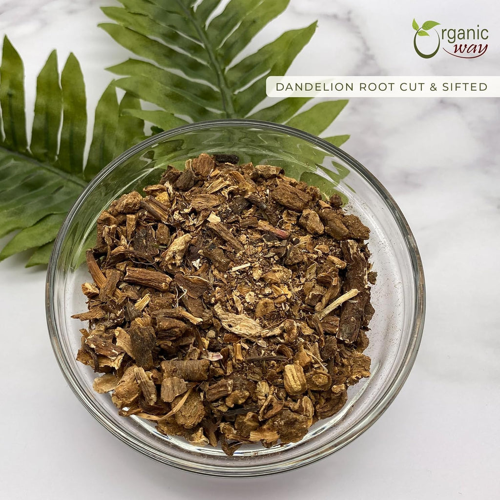 Cut and sifted dandelion root benefits