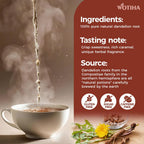 cut and sifted dandelion root tea