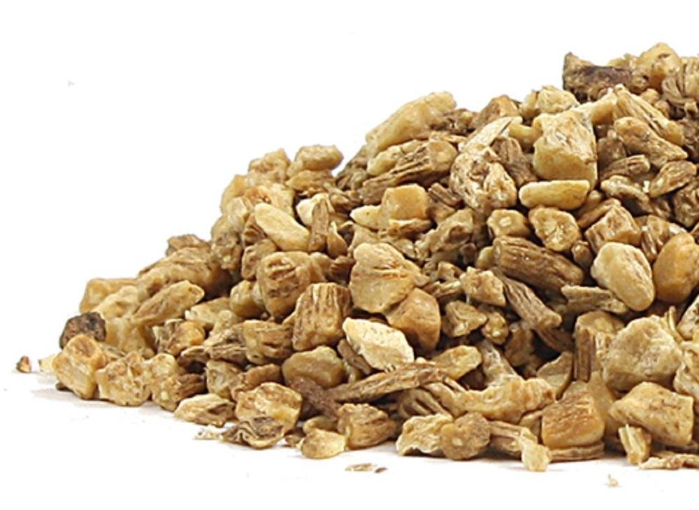 cut and sifted dong quai root