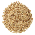 cut and sifted ginger root
