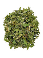 cut and sifted goats rue leaves