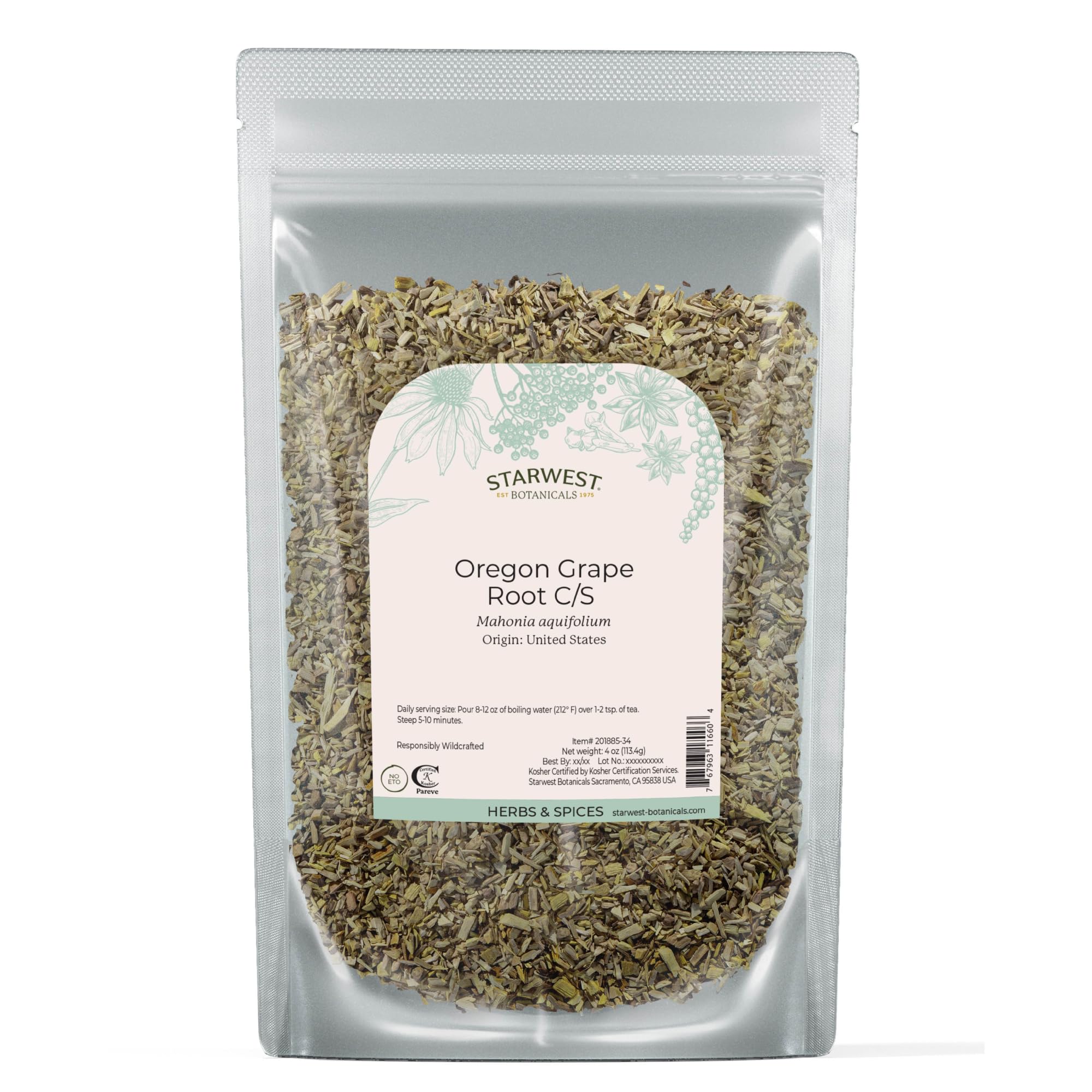 cut and sifted grape seed extract