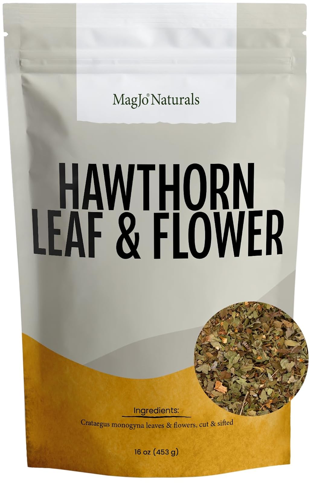 cut and sifted hawthorn herbal tea