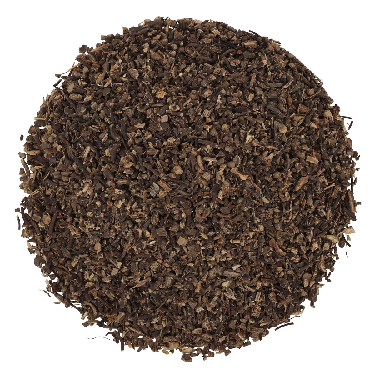 cut and sifted herbal infusion