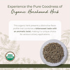 cut and sifted horehound for tea