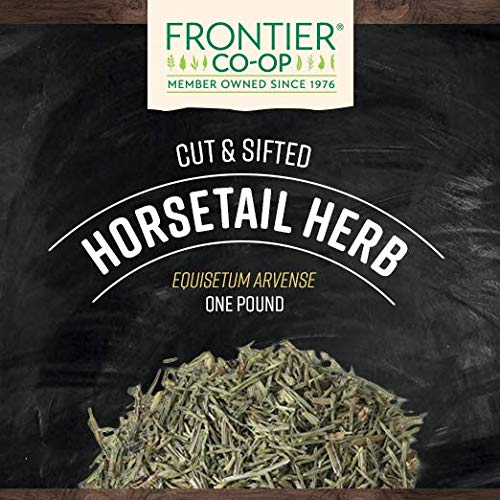 cut and sifted horsetail herb tea