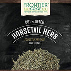 cut and sifted horsetail herb tea
