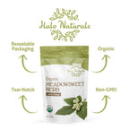 cut and sifted meadowsweet for relaxation