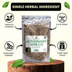 Cut and sifted motherwort leaves