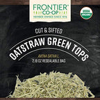 cut and sifted oatstraw green tops