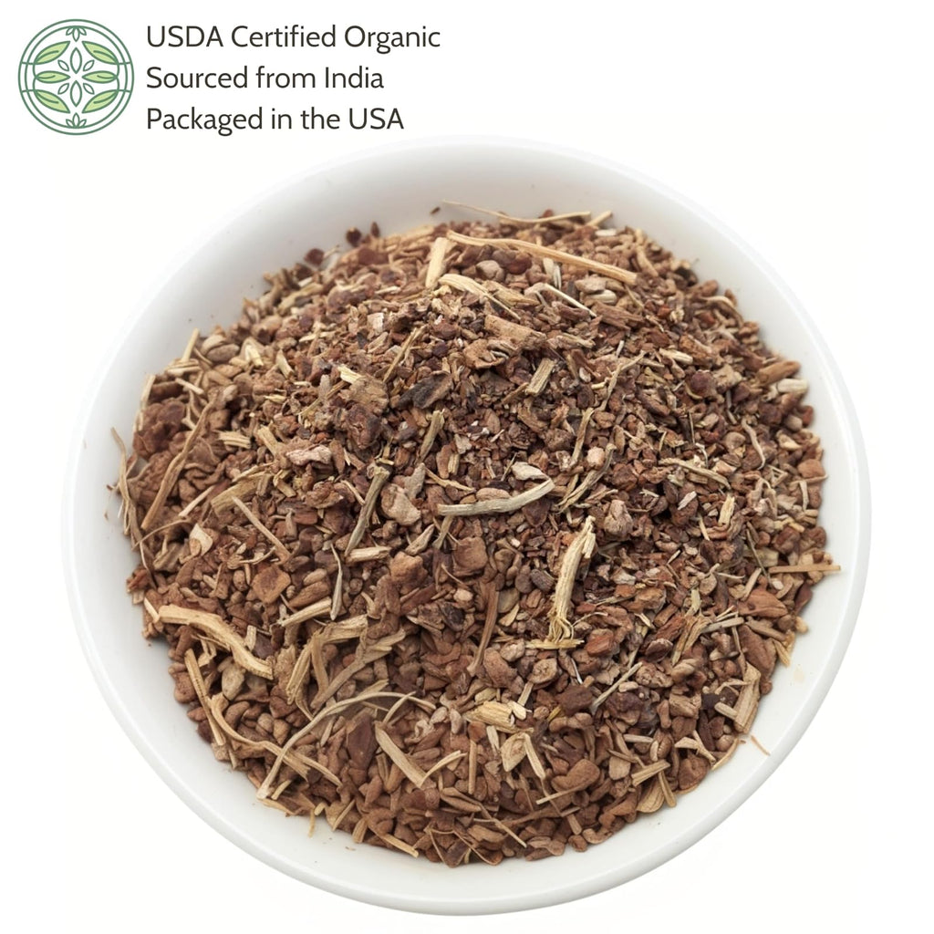 cut and sifted sarsaparilla root