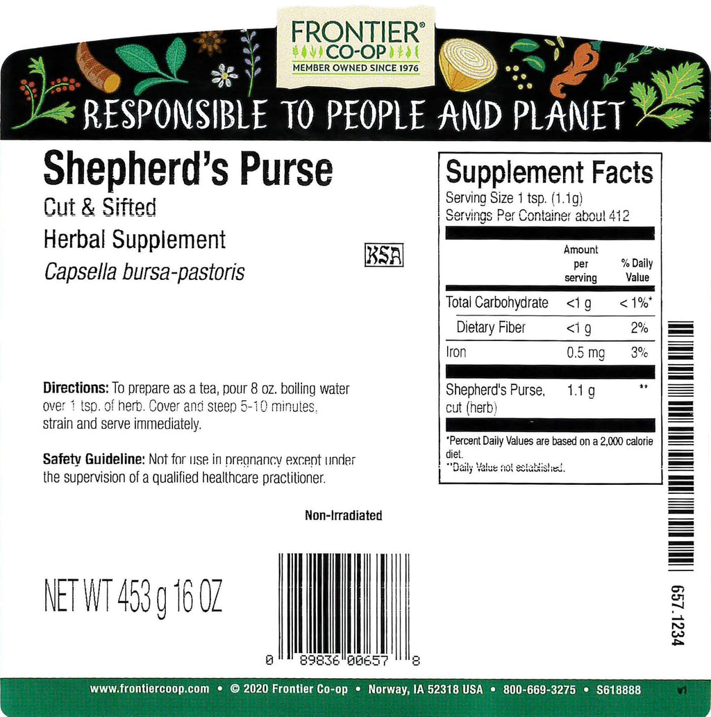 cut and sifted Shepherd's Purse benefits