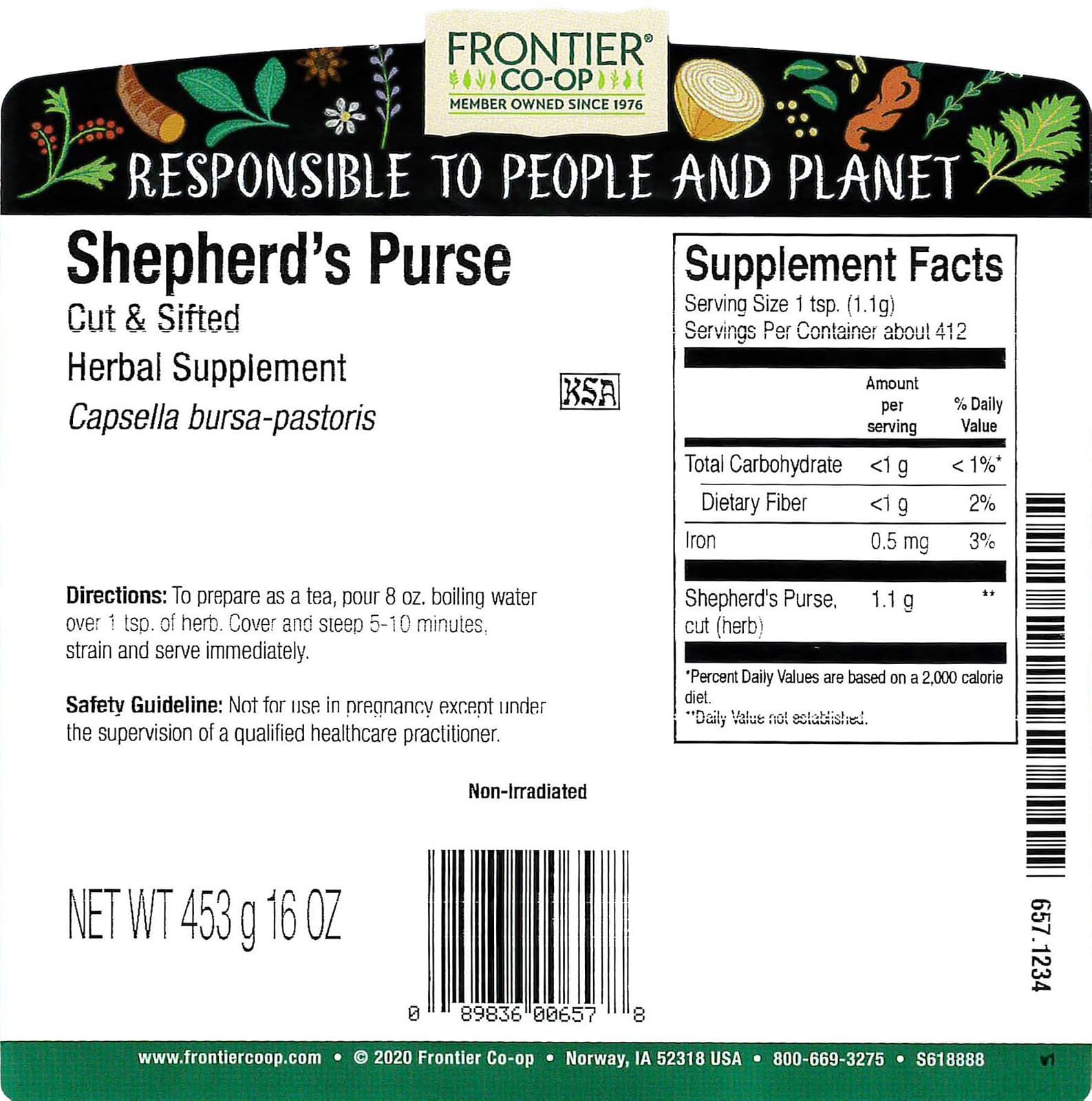 cut and sifted Shepherd's Purse benefits