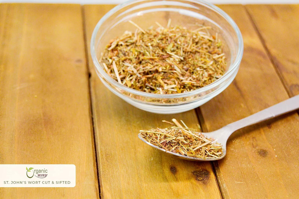 Cut and sifted St. John's Wort herb