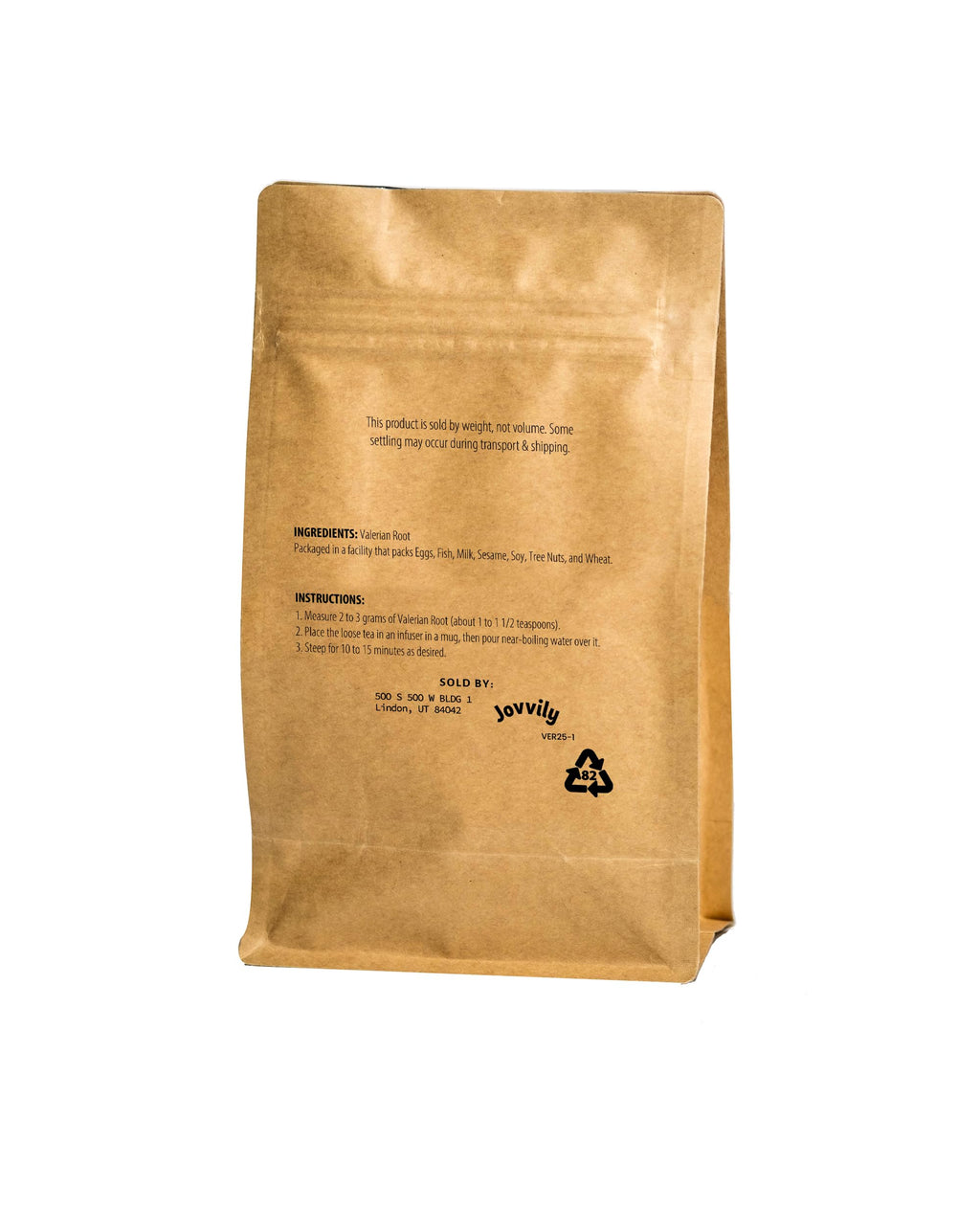 cut and sifted valerian root