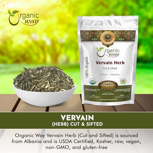 Cut and sifted Vervain tea leaves