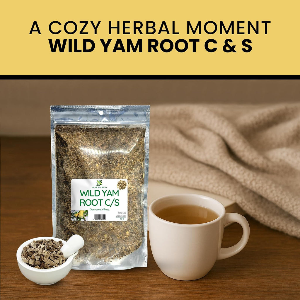 cut and sifted wild yam root