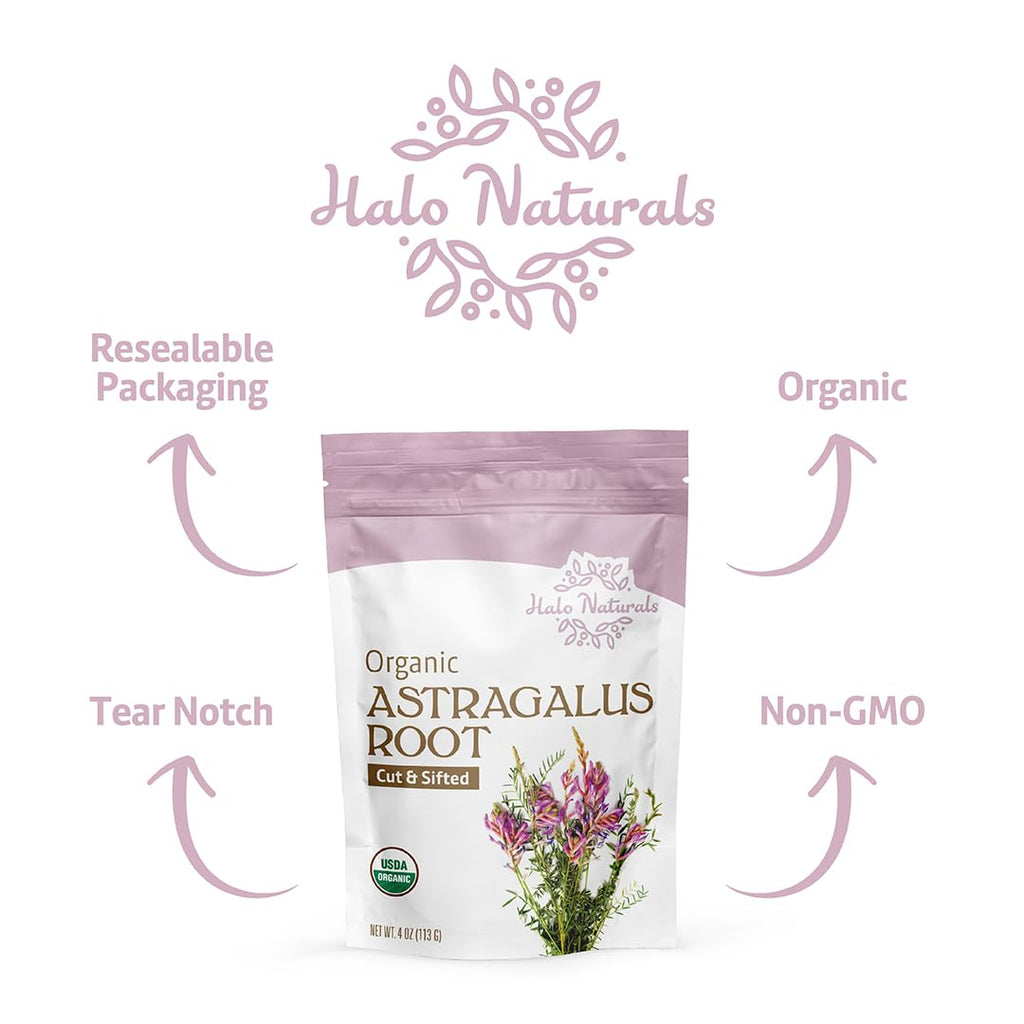 cut astragalus root for herbal tea