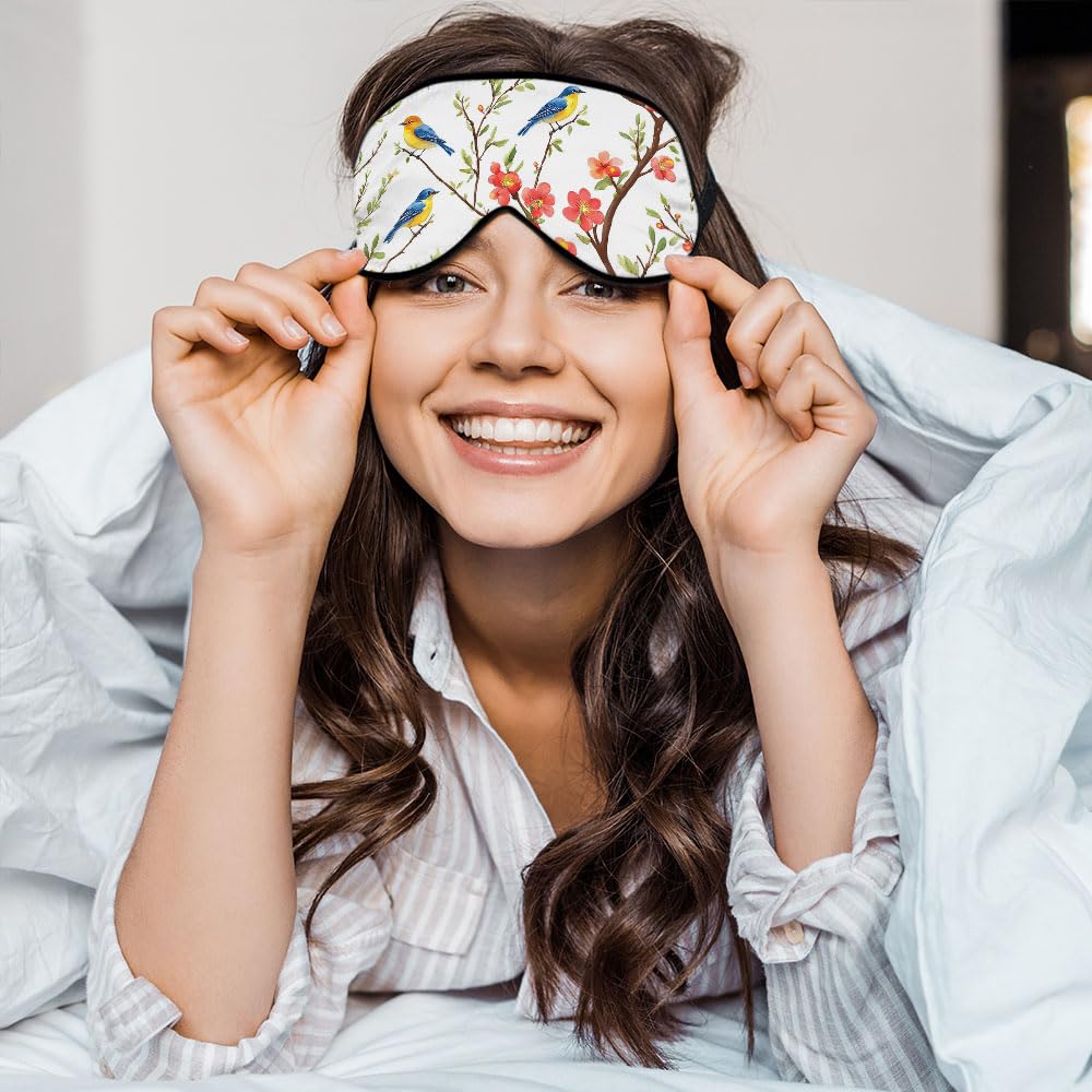 cute blue birds eye mask benefits