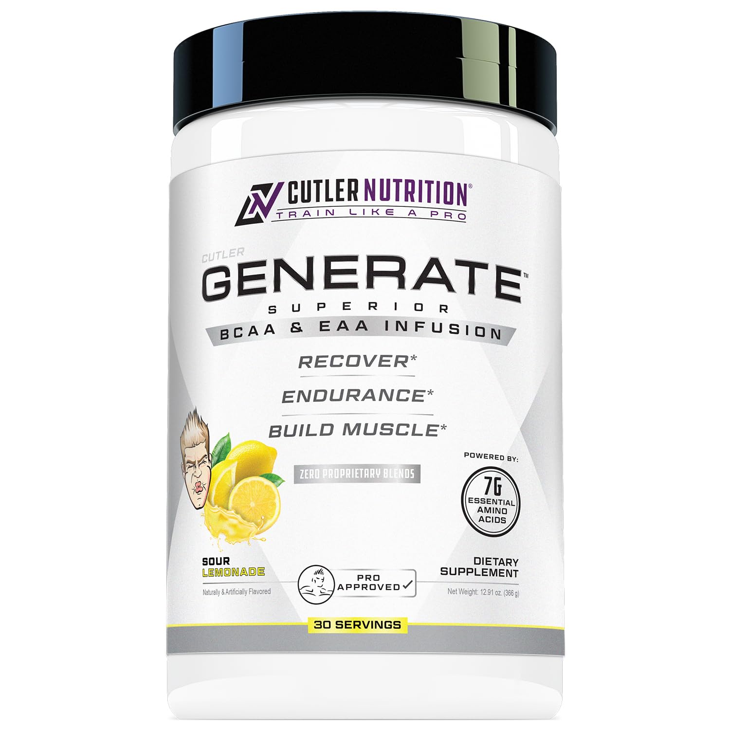Cutler Nutrition BCAA sour lemonade