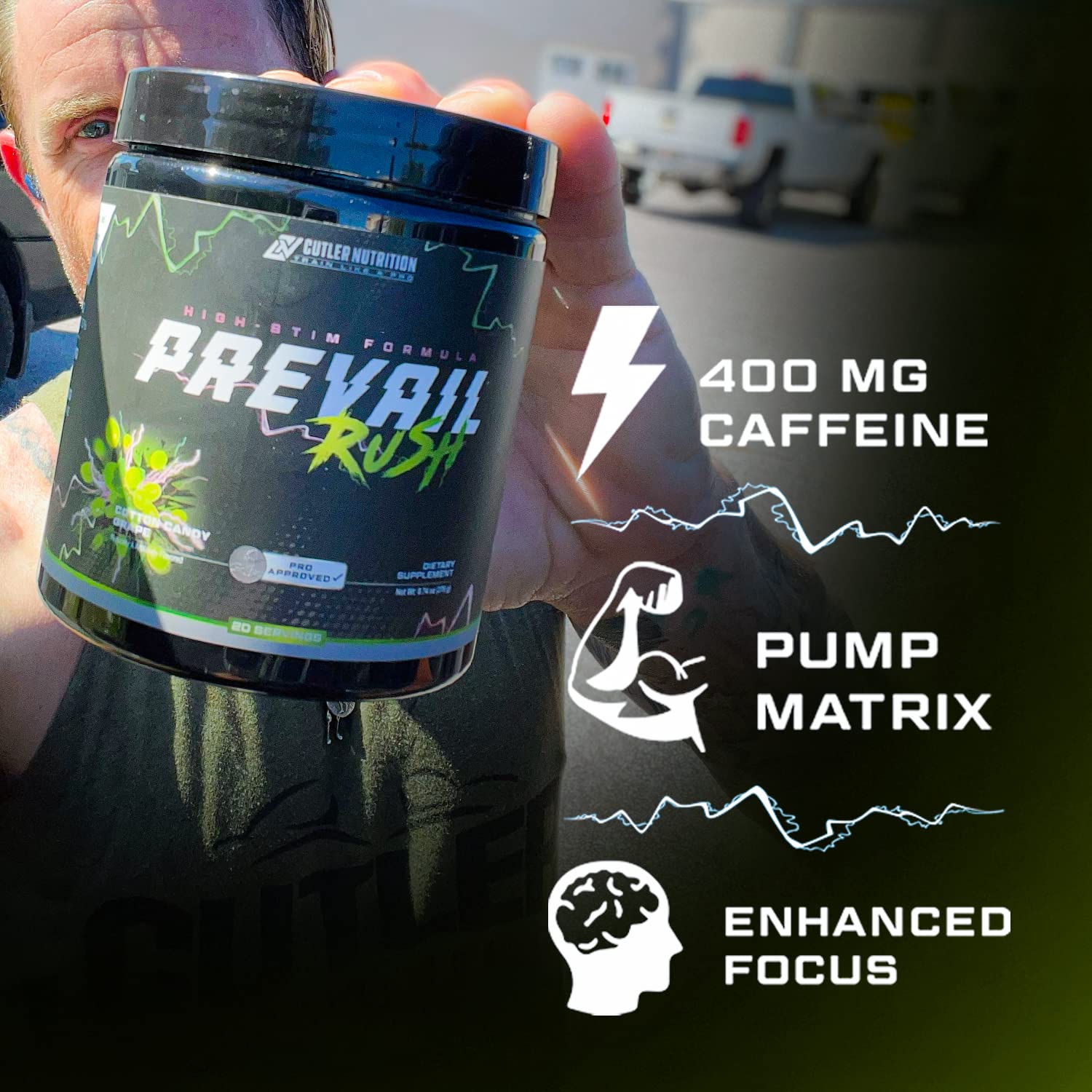 Cutler Nutrition pre-workout for intense workouts