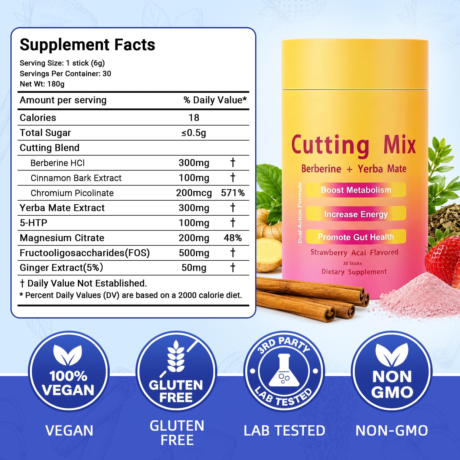 Cutting Drink Mix for daily wellness