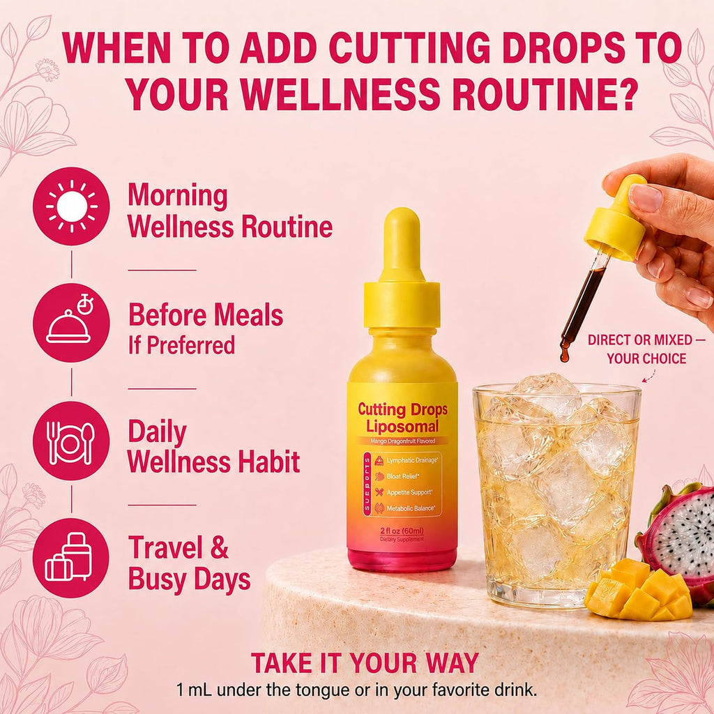 Cutting Drops for wellness boost