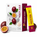 Cutting jelly sticks passion fruit flavour