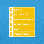 Cwench tropical flavour hydration drink
