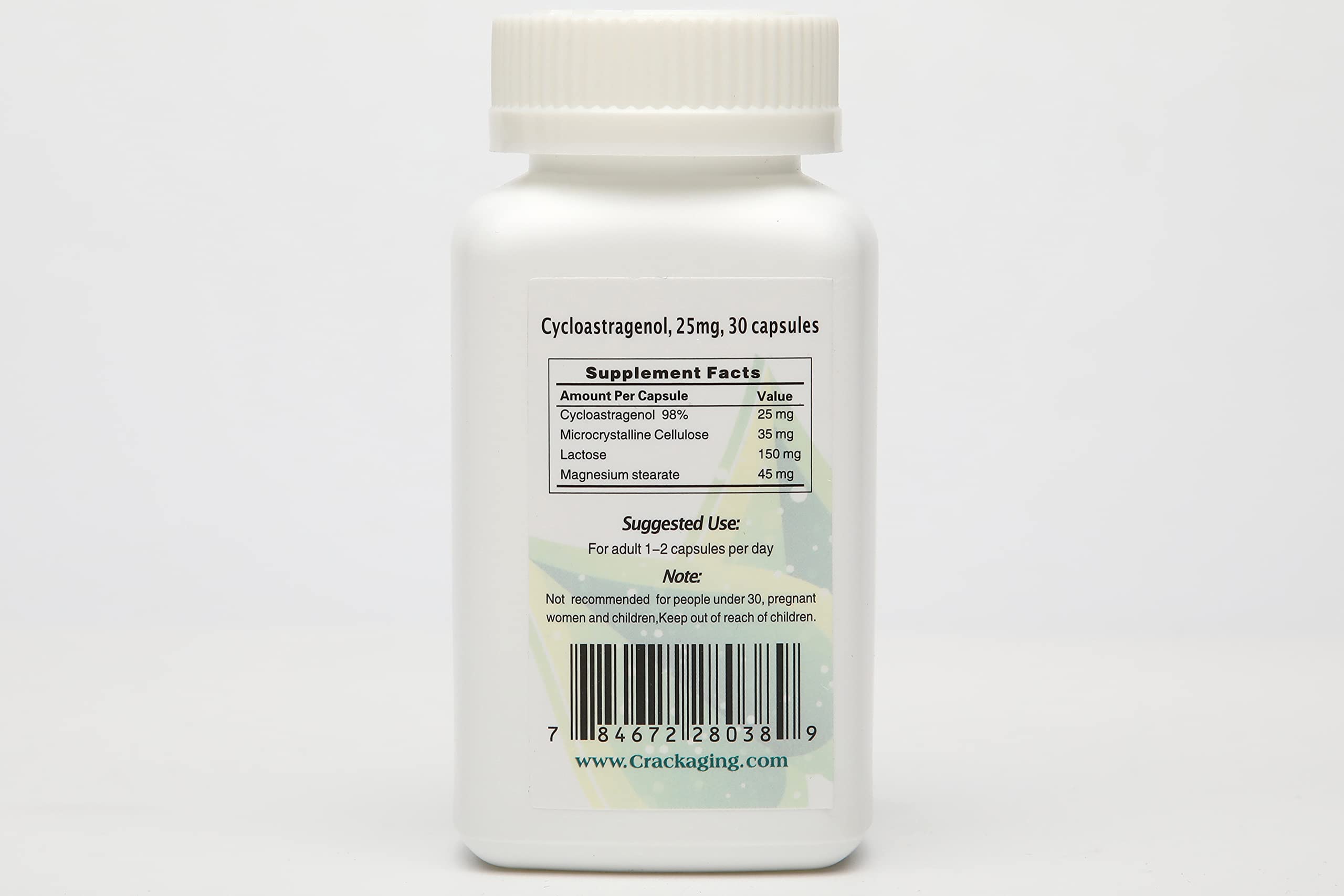 Cycloastragenol for cellular health