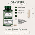 Cyst health support with Green Organic