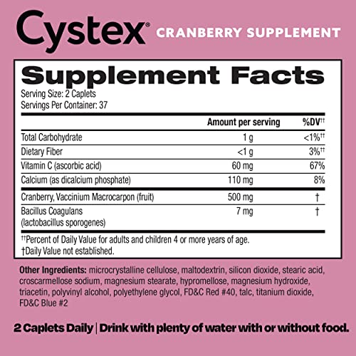 Cystex cranberry health benefits for digestion