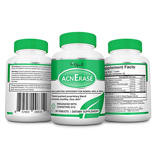 cystic acne support with blended supplements