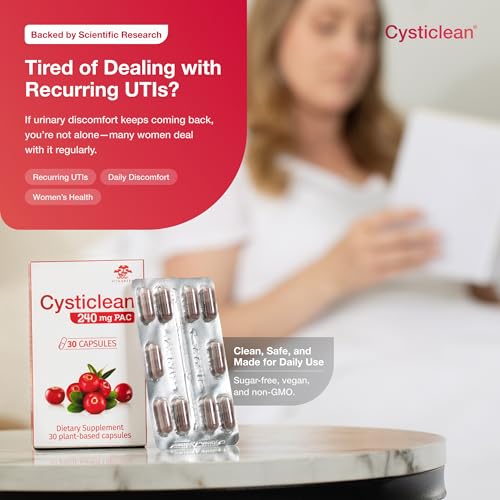 Cysticlean cranberry for enhanced bladder support