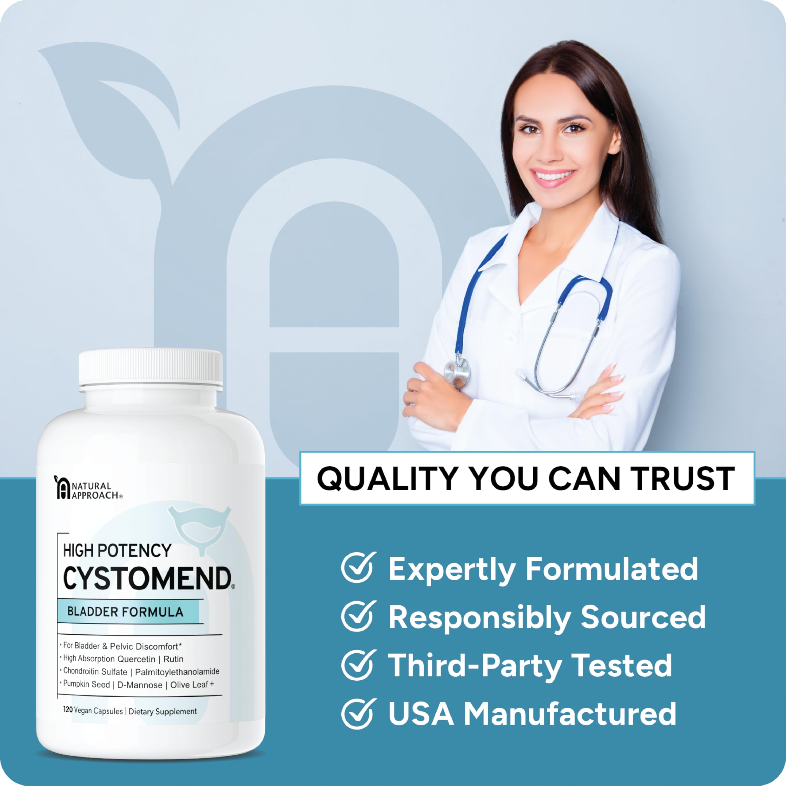 CYSTOMEND USA made vitamin & mineral supplements