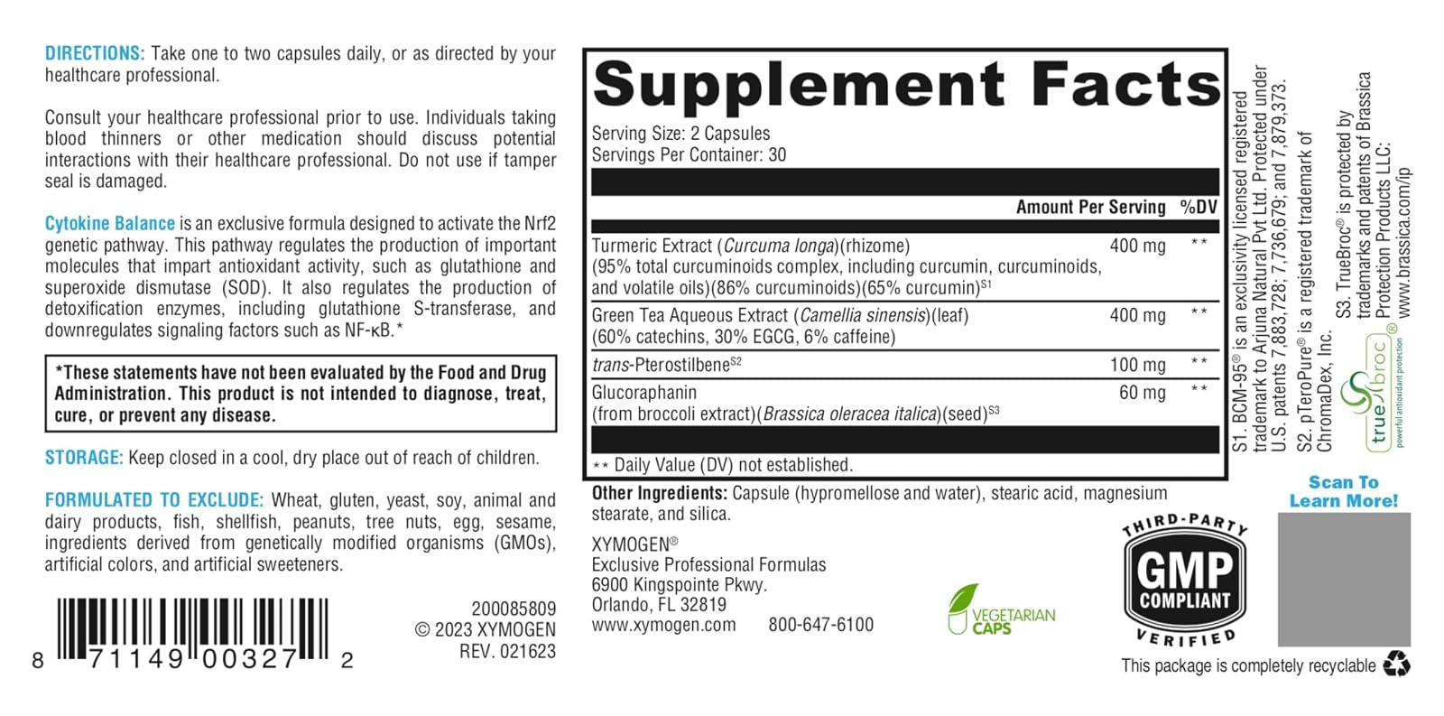 Cytokine Balance multivitamin for men
