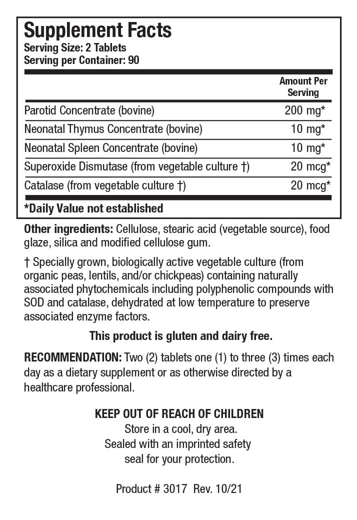 Cytozyme Parotid for liver health