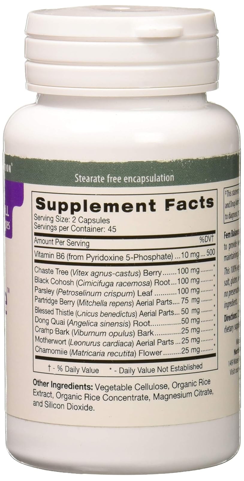 D'Adamo Fembalance daily nutritional support