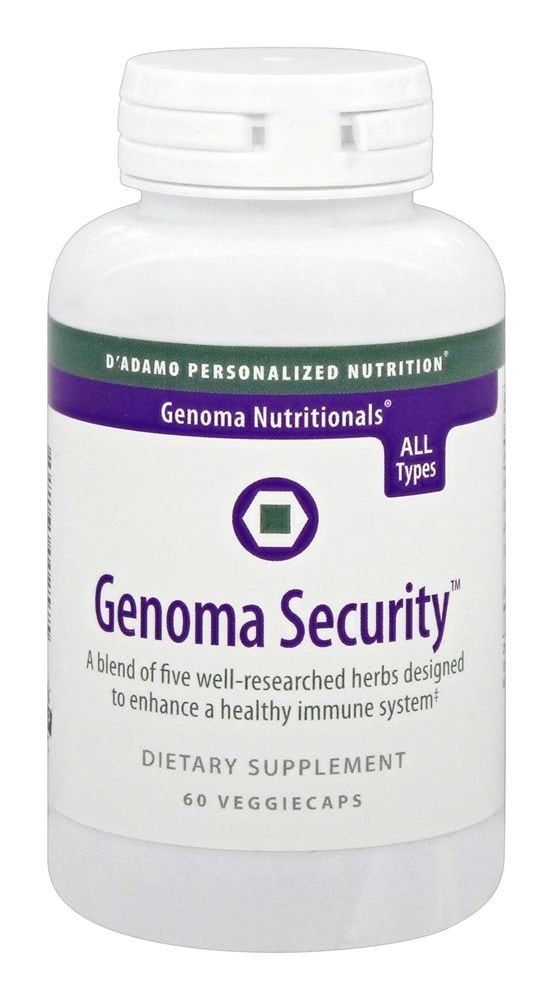 D'Adamo Genoma Security multivitamins for immunity