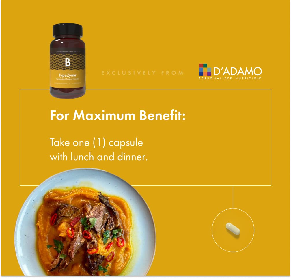 D'Adamo personalized nutrition enzymes