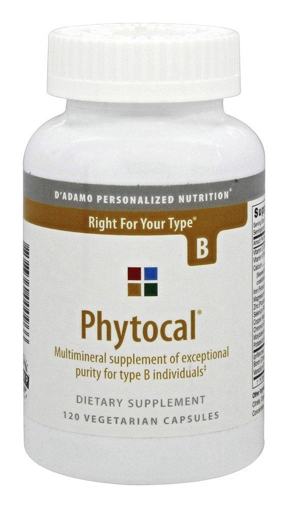 D'Adamo Phytocal B veggie capsules