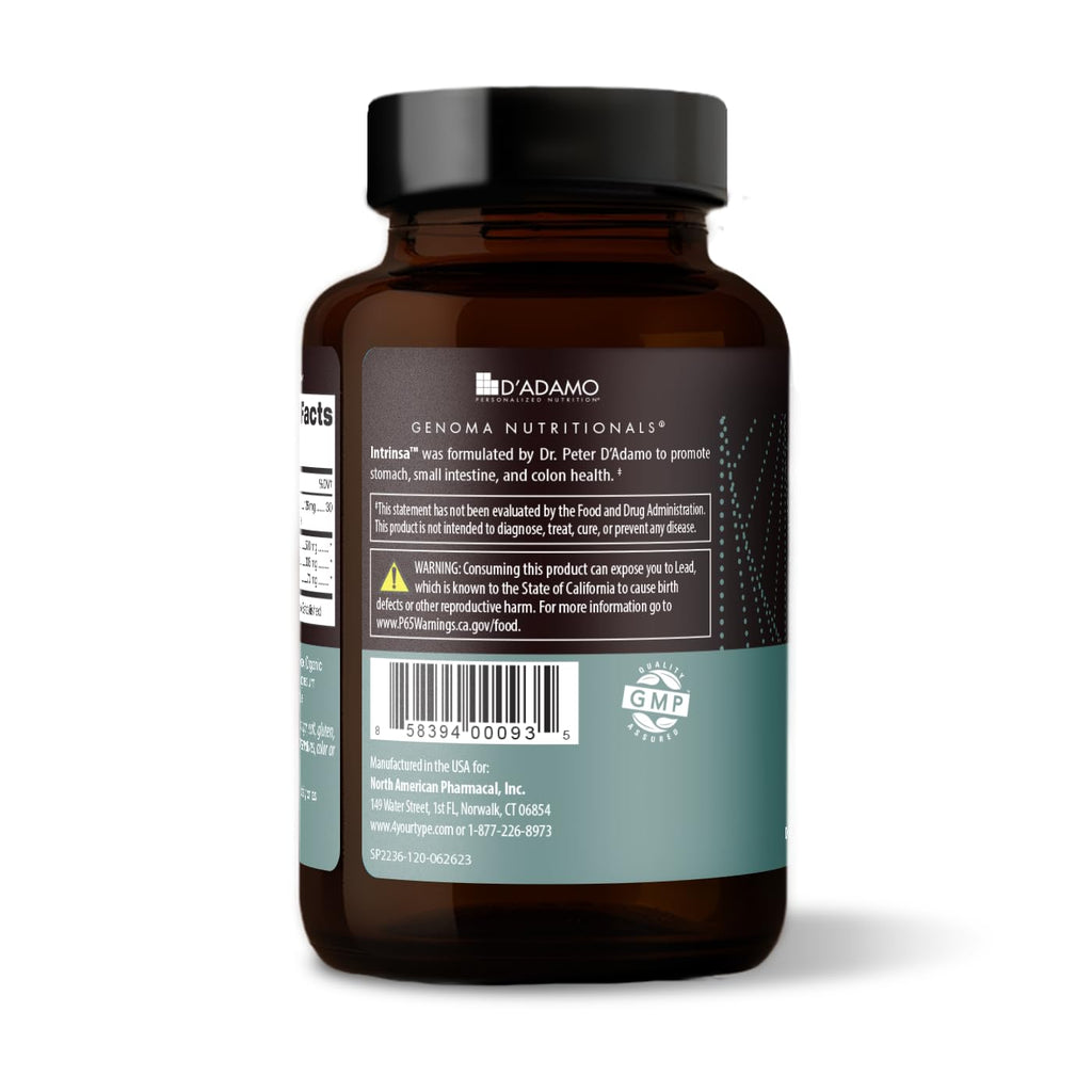 D'Adamo supplements for intestinal balance