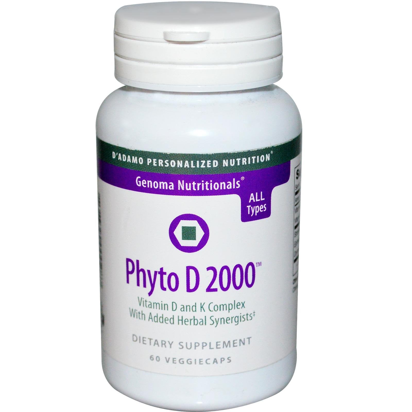D'Adamo vitamin D 2000 IU capsules