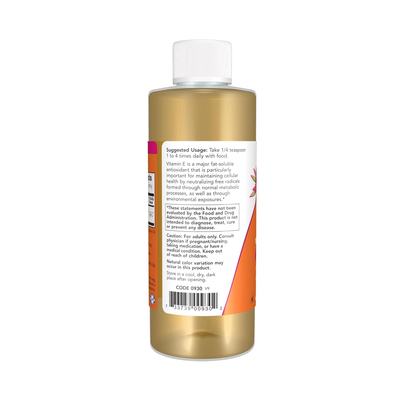 D-Alpha tocopherol vitamin E oil